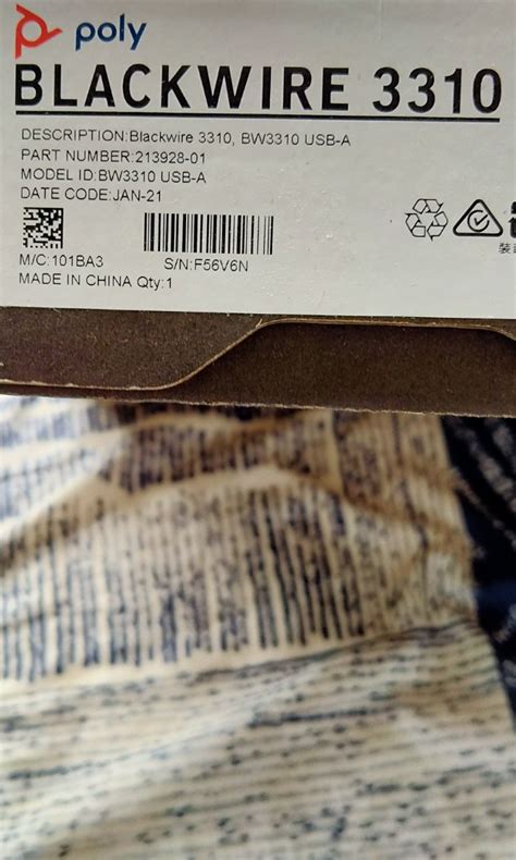 Poly Plantronics Poly Plantronics Blackwire Uc Mono Office Headset Usb A Audio