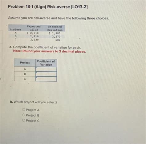 solved problem 13 1 algo risk averse [lo13 2] assume you