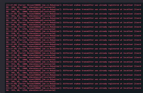 Log Spam · Issue 7733 · Mekanismmekanism · Github