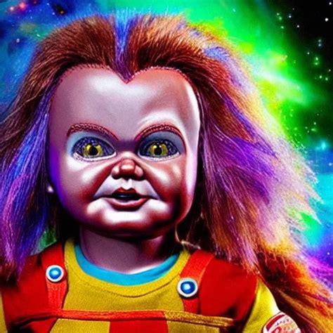Ai Art Generator Realistic Chucky Doll With Stiches On Face High