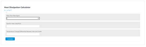 Heat Dissipation Calculator Calculator Academy