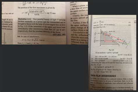 Frac Y D 2 2 N Lambda Quad Text Or Quad Yd Sqrt Frac D D