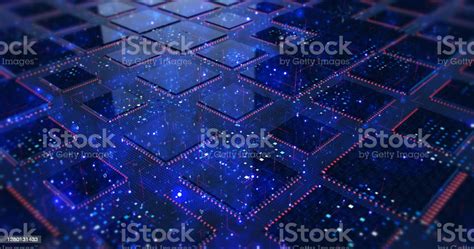 회로 기판 패턴 닫기 Cpu 데이터 처리 미래지향적인 Ai 프로세서 3d 일러스트 렌더 0명에 대한 스톡 사진 및 기타 이미지