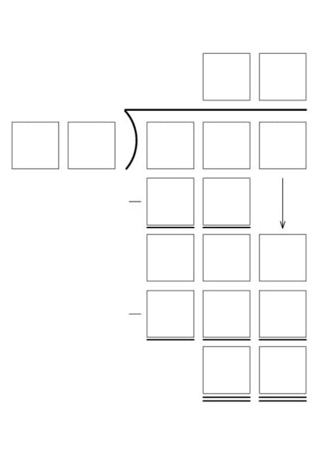 Long Division Template 23456 Digit By 123 Digit Clip Art