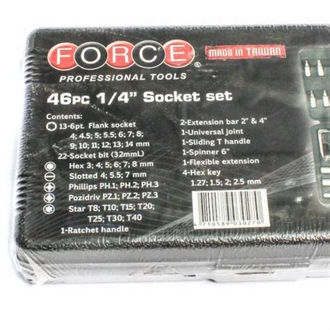 2462 Force Socket Set For Industrial Size Dimension 25 6 X 16 3 X 4 3 Cm At Rs 2100 Set In Mumbai