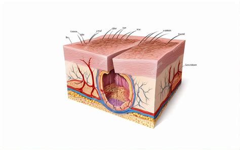 Skin Anatomy Structure And Layers Of Skin Epidermis Dermis Hypodermis