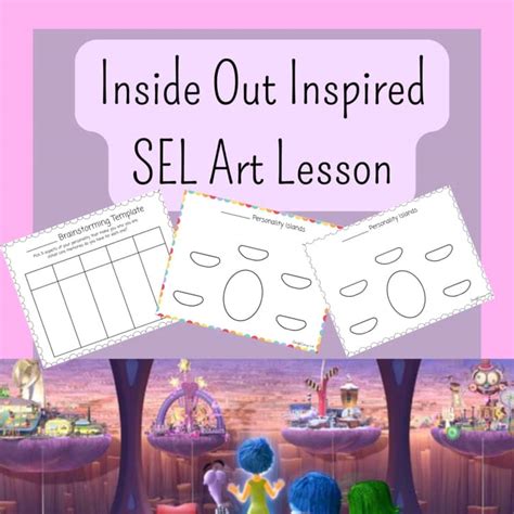 Inside Out Themed Sel Lesson Personality Islands Art Project Grade 2 4