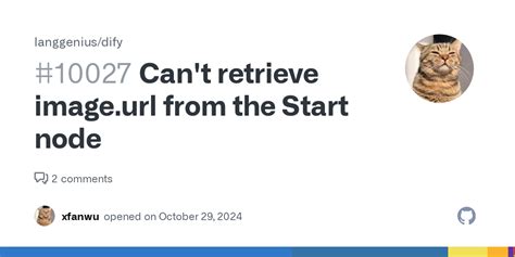 can t retrieve image url from the start node · issue 10027