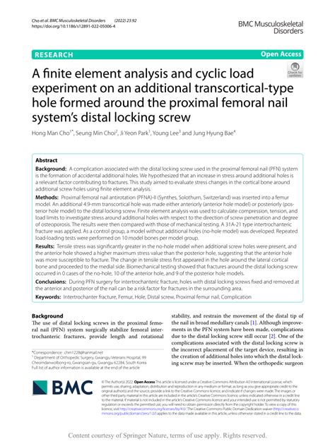Pdf A Finite Element Analysis And Cyclic Load Experiment On An