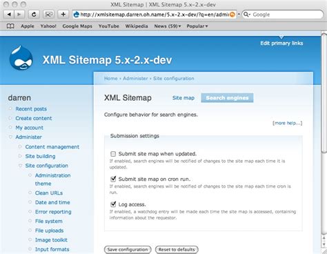 Submitting Your Site Map To Search Engines