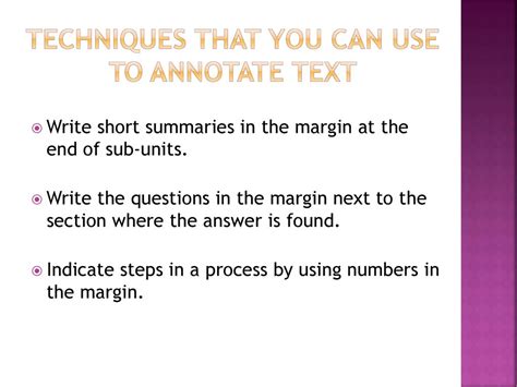 How To Annotate Text Effectively Ppt Download