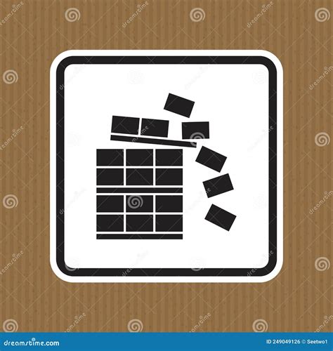 Notice Stack Correctly Sign On White Background Stock Vector