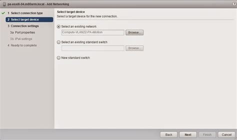 M80arm Virtualization Warrior Creating A New Vmotion Vmk Adapter Using The New Vmotion Ip Stack
