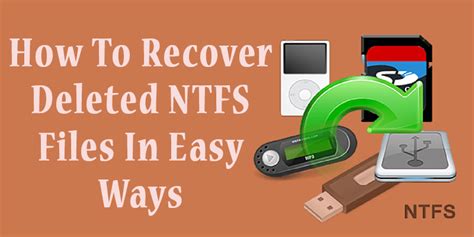 Ntfs File Recovery 4 Ways To Recover Deleted Files From Ntfs