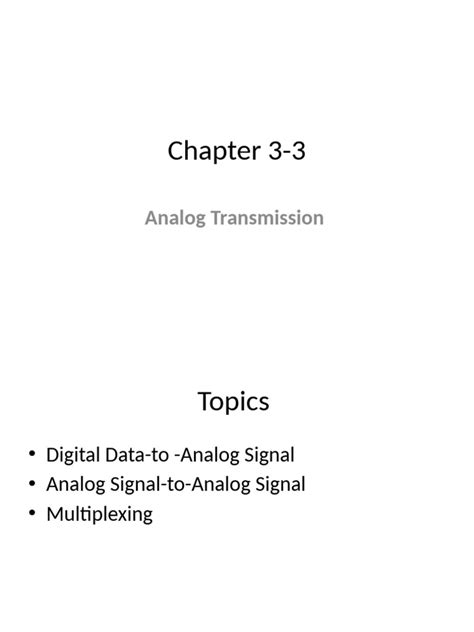 Analog Transmission Pdf Modulation Frequency Modulation