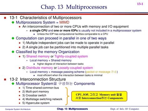 PPT Chap 13 Multiprocessors PowerPoint Presentation Free Download ID 3780309