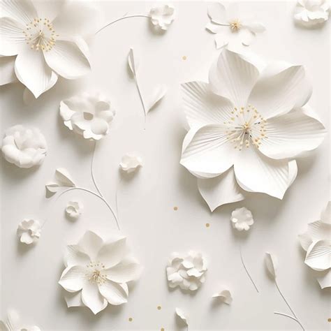 Curve Shadow 3d Textile Ornament Print Wedding Romantic Elegance Greeting Graphic Daisy Wrapping