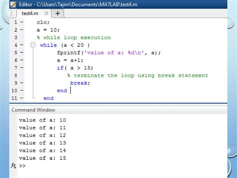 Matlab Lecture 4 Loopstaj Ppt