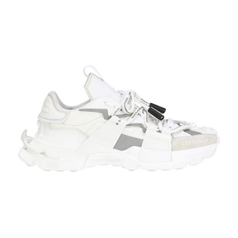 Dolce Gabbana Space Sneaker White Silver Culture Circle