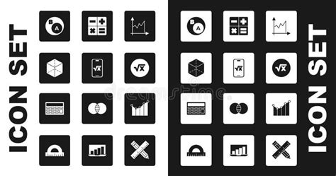 Set Graph Schedule Chart Diagram Square Root Of X Glyph Geometric
