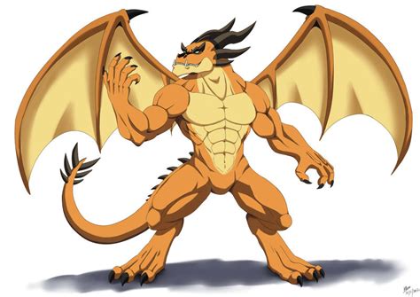 Humanoid Dragon By Ktmz27 On Deviantart