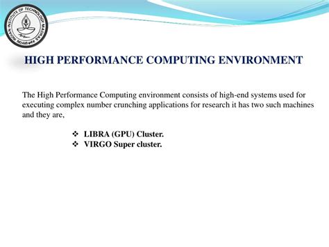 Ppt High Performance Computing Environment Powerpoint Presentation
