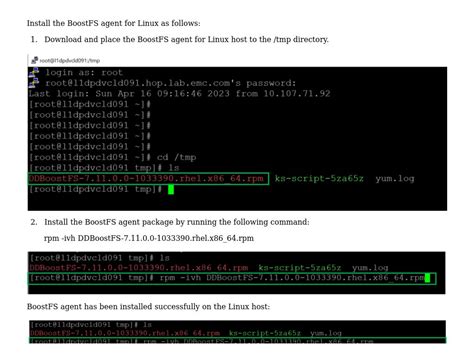 Installing The Boostfs Agent Dell Data Domain Boost File System Deployment And Configuration