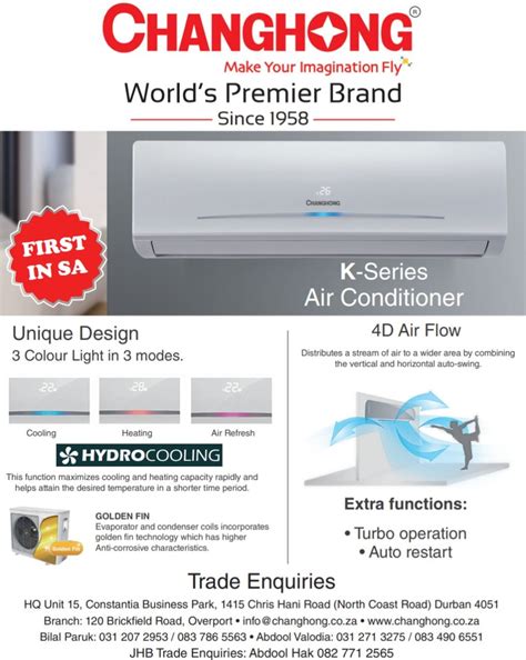 CHANGHONG|AC|Air conditioner|HVAC|Commercial AC-www.changhong.co.za