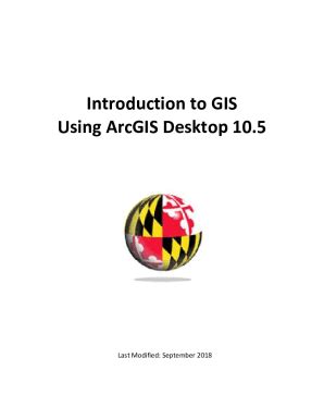 Fillable Online Spatial Analysis Using ArcGIS University Of Maryland Libraries Fax Email