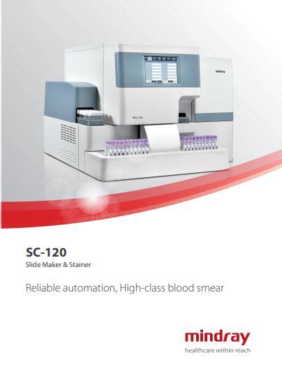 Sc 120 Slide Maker And Stainer Concordia International Co Ltd
