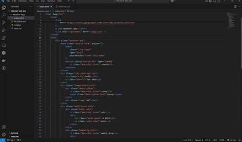 Internshipjourney Weatherapp Apis Frontenddevelopment Prodigyinfotech Viswakala Bonagiri