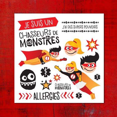 Tatouages Attention Supers Chasseurs De Monstres