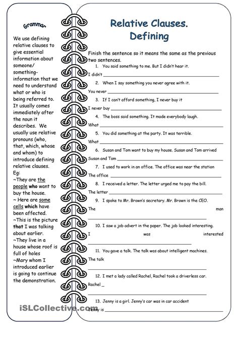 35 Relative Clause Examples