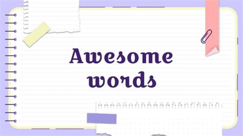 Notebook Slideshow Presentation