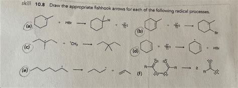 Solved draw the appropriate fishhook arrows for each of the | Chegg.com