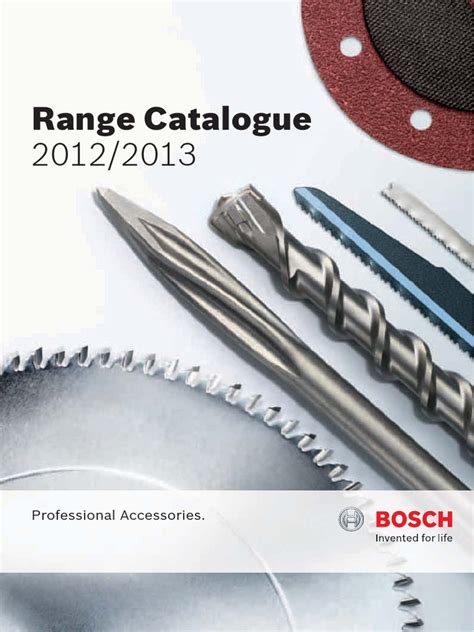 Bosch Accessories Product Catalogue 2012 2013 IN-en PDF | PDF | Drill ...
