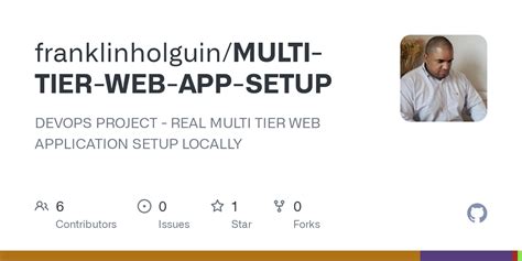 Github Franklinholguinmulti Tier Web App Setup Devops Project