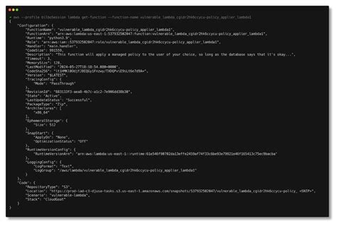 Cloudgoat Vulnerable Lambda Walkthrough