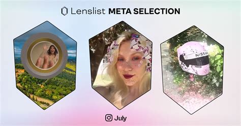 Meta Selection July Lenslist Blog