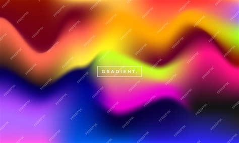 Premium Vector Abstract Colorful Fluid Gradient Mesh Background For Poster Banner Or Brochure