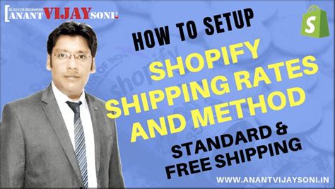 How To Setup Shipping Rates And Methods On Shopify Anantvijaysoni In