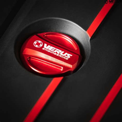 Verus Engineering Oil Cap Anodized Red A90 Supra Enjuku Racing