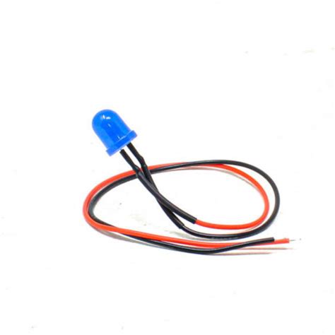 3V 3MM Blue LED Indicator With Wire 20cm Pack Of 5 Buy Online At Low Price In India