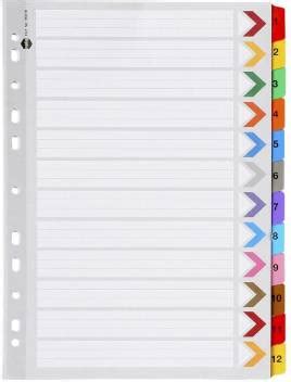Buy Best 1 To 15 Plastic File Separator A To Z Office Supplier
