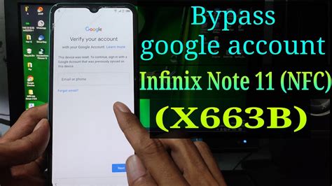 Frp Bypass Infinix Note X B Bypass Akun Google Infinix Note NFC YouTube