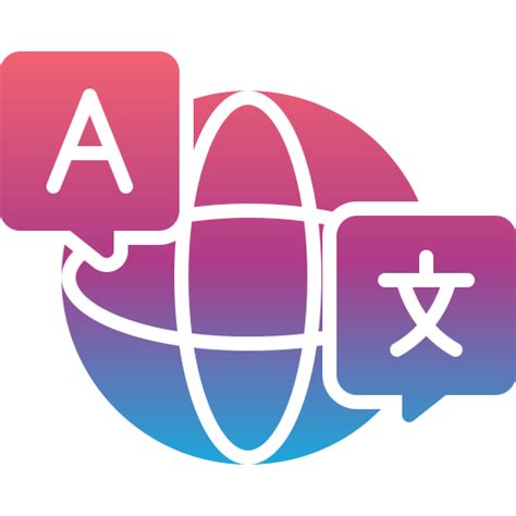 Foreign Language Free Communications Icons