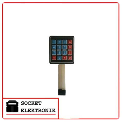 Keypad Membrane Switch Membran 4x4 Lazada Indonesia