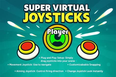 Super Virtual Joysticks Dual On Screen Joystick System For Unity Input Management Unity