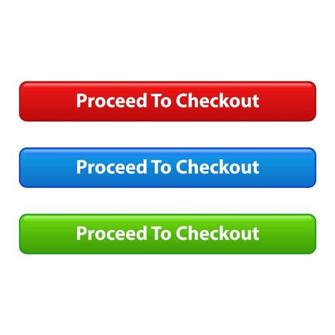 Premium Vector Proceed To Checkout Button