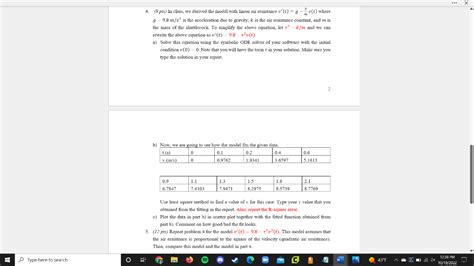 Solved PLEASE SOLVE NUMBER IN MATLAB AND SHOW ALL CODE Chegg